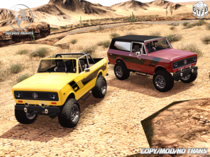 Second Life Marketplace - [SURPLUS MOTORS] Mondial Scout v7.0